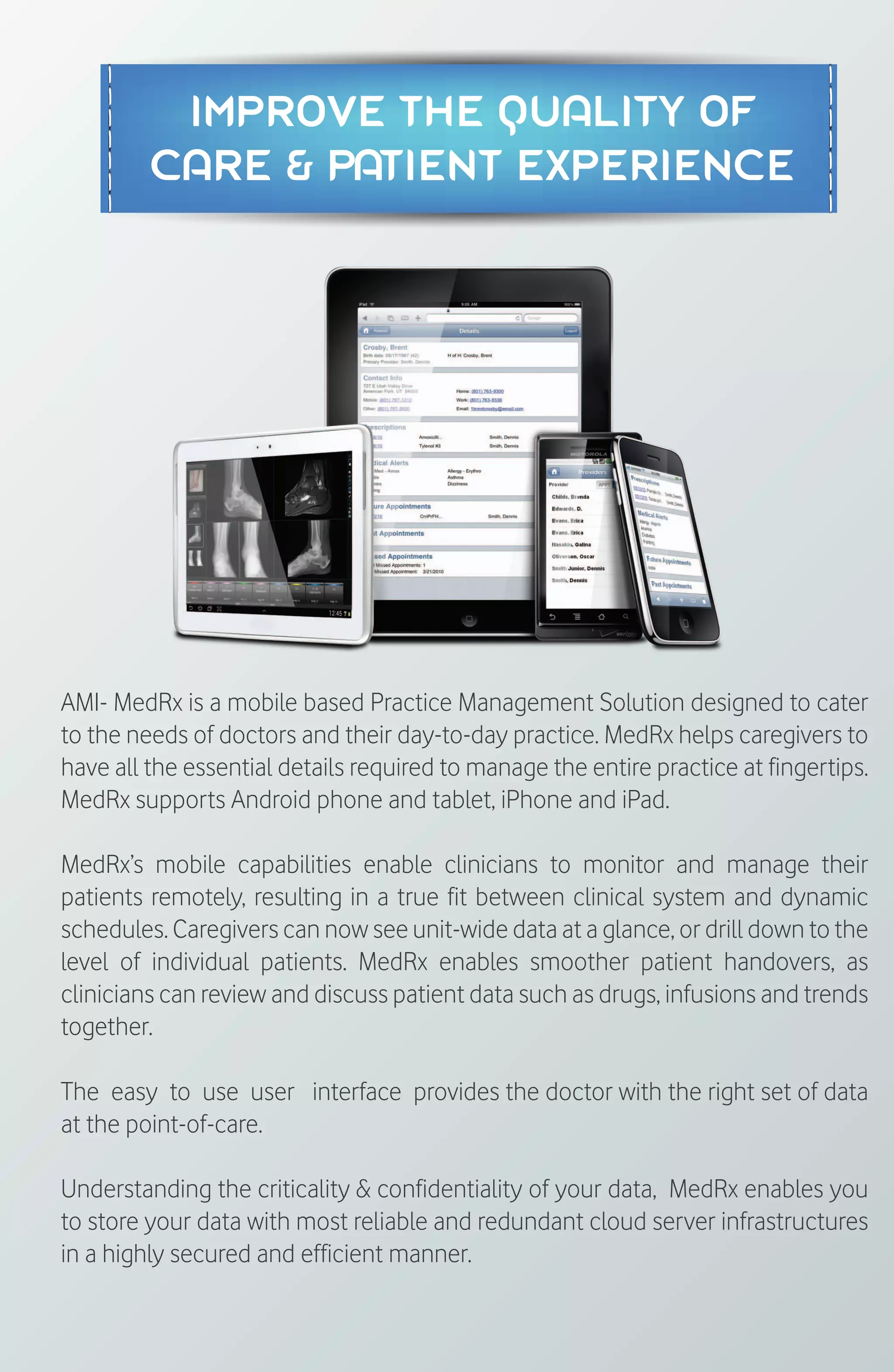 MedRx mobile clinical information system | PDF | Healthcare Industry ...