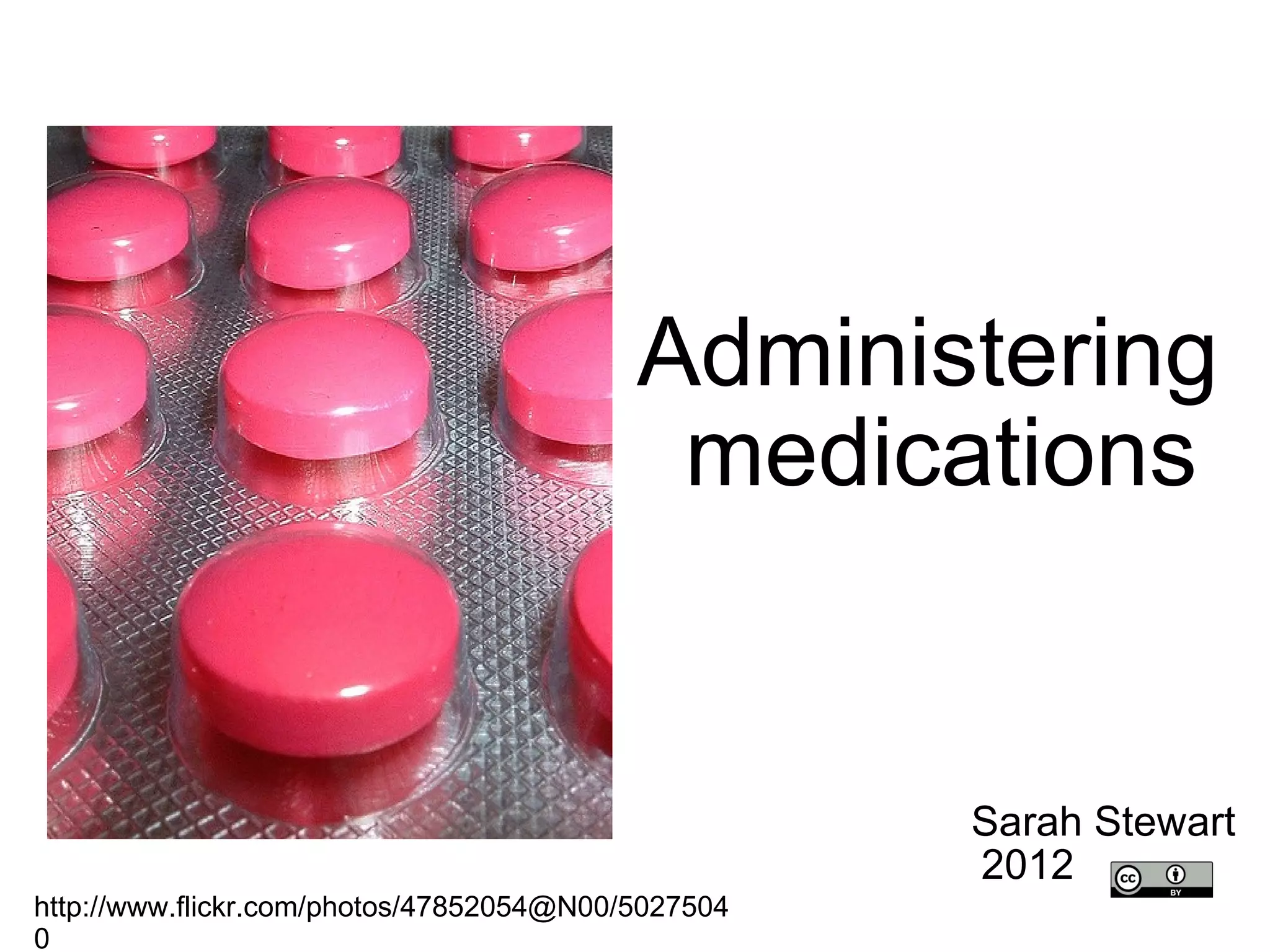 Administrating medications and drug calculations | PPT