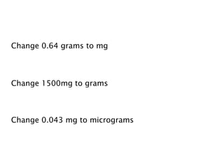 Administrating medications and drug calculations | PPT