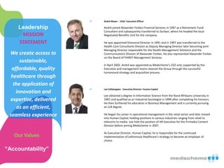 Medscheme health outsourcing ppt | PPTX