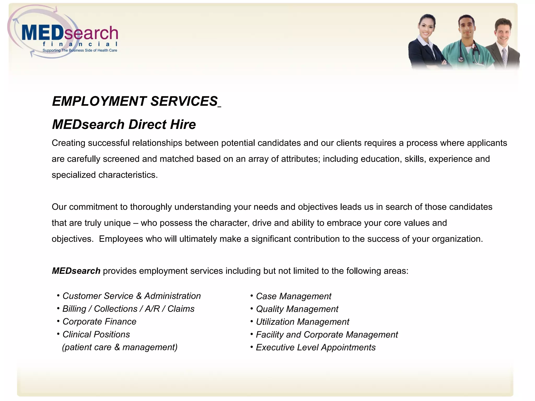 MEDsearch Company Information | PPT