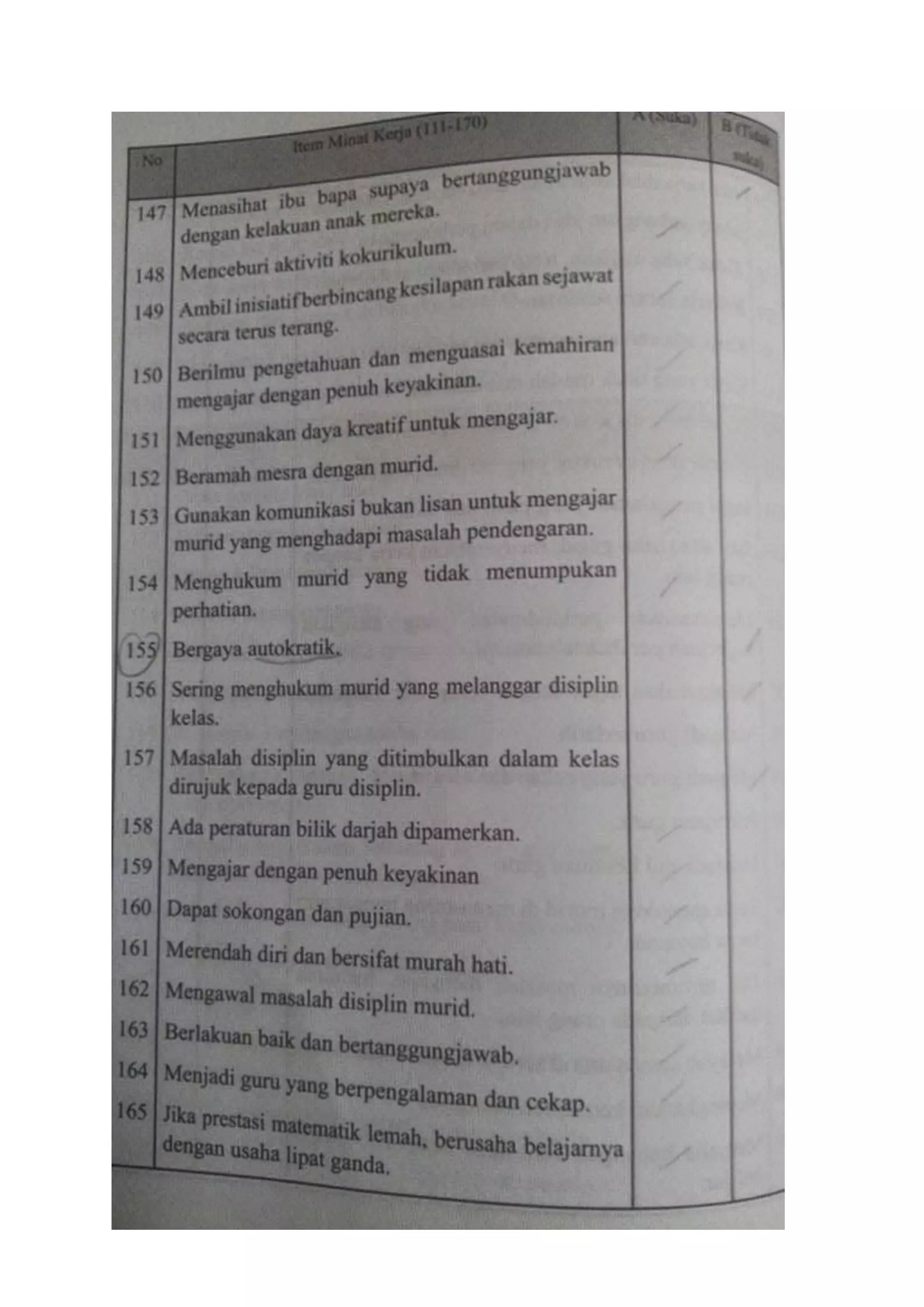 MEdSI (Malaysian Educators Selection Inventory TEST) Guide & Sample | PDF