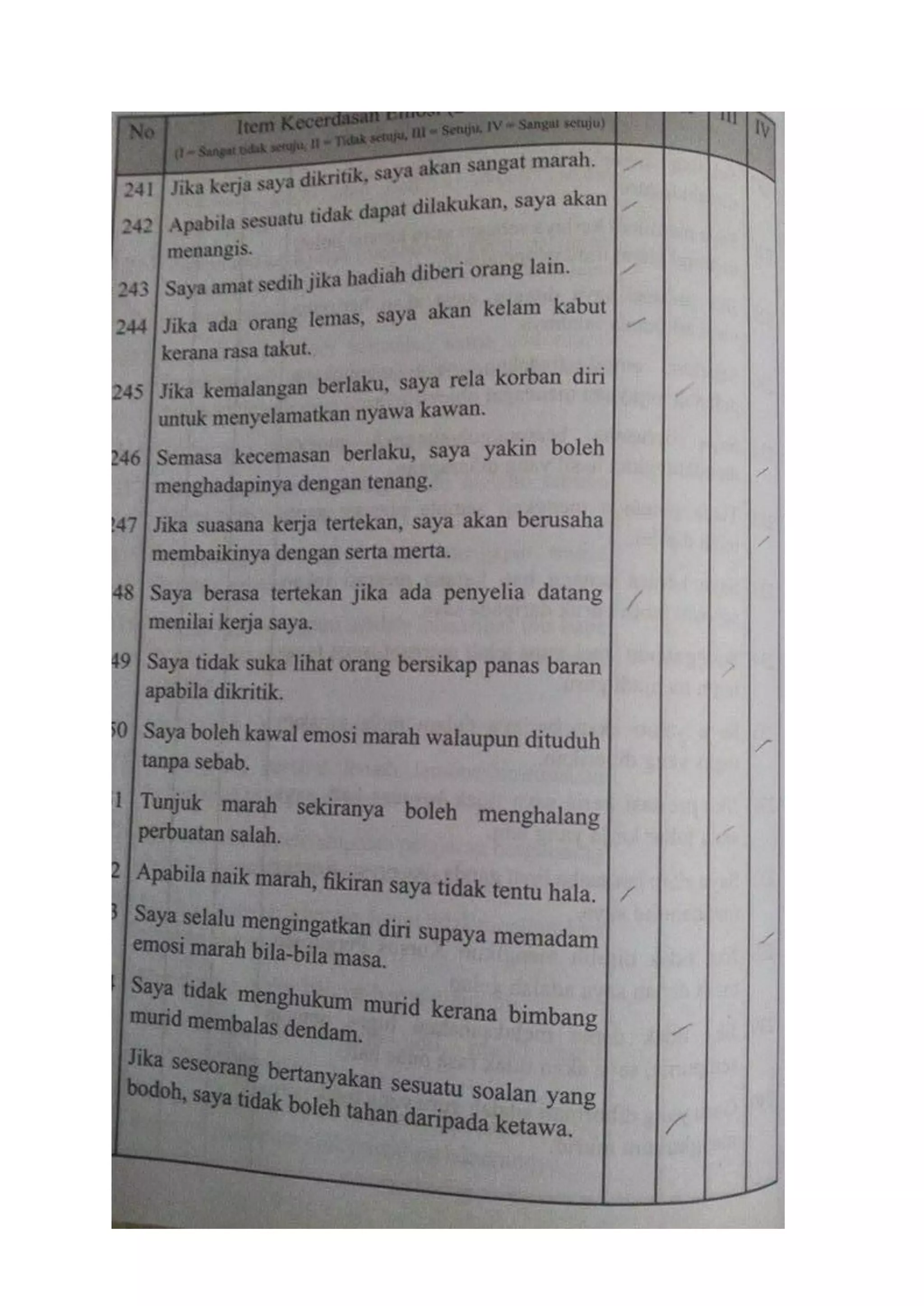 MEdSI (Malaysian Educators Selection Inventory TEST) Guide & Sample | PDF