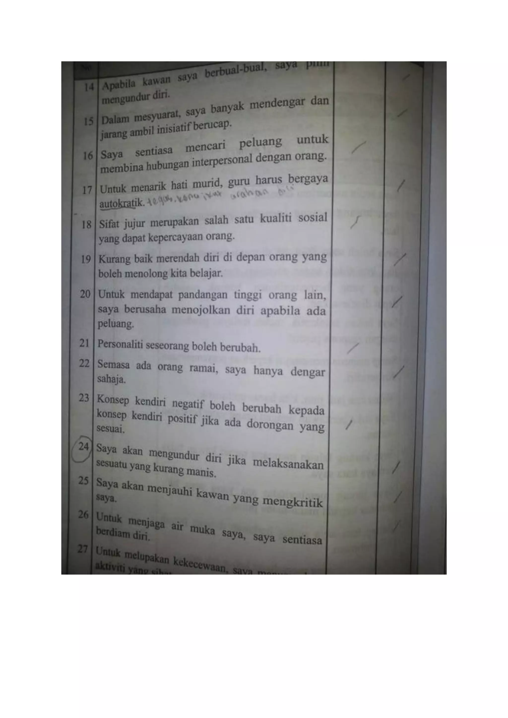 MEdSI (Malaysian Educators Selection Inventory TEST) Guide & Sample | PDF