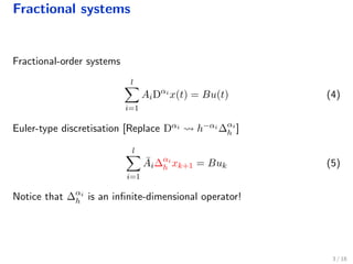 Robust model predictive control for discrete-time fractional-order systems | PDF