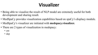 An introduction to MedSpaCy | PPTX