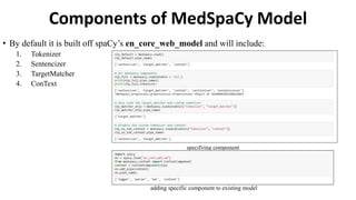 An introduction to MedSpaCy | PPTX
