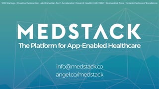 Medstack Pitch Deck | PDF