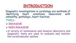 LABORATORY STUDIES OF CARDIAC DISORDERS | PPTX