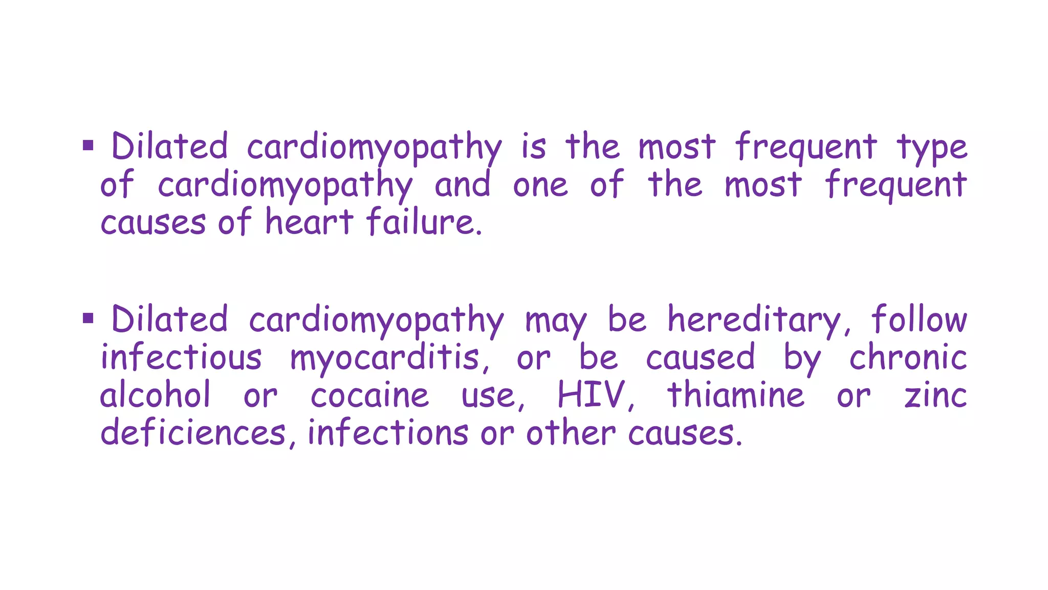 CARDIOMYOPATHY | PPTX