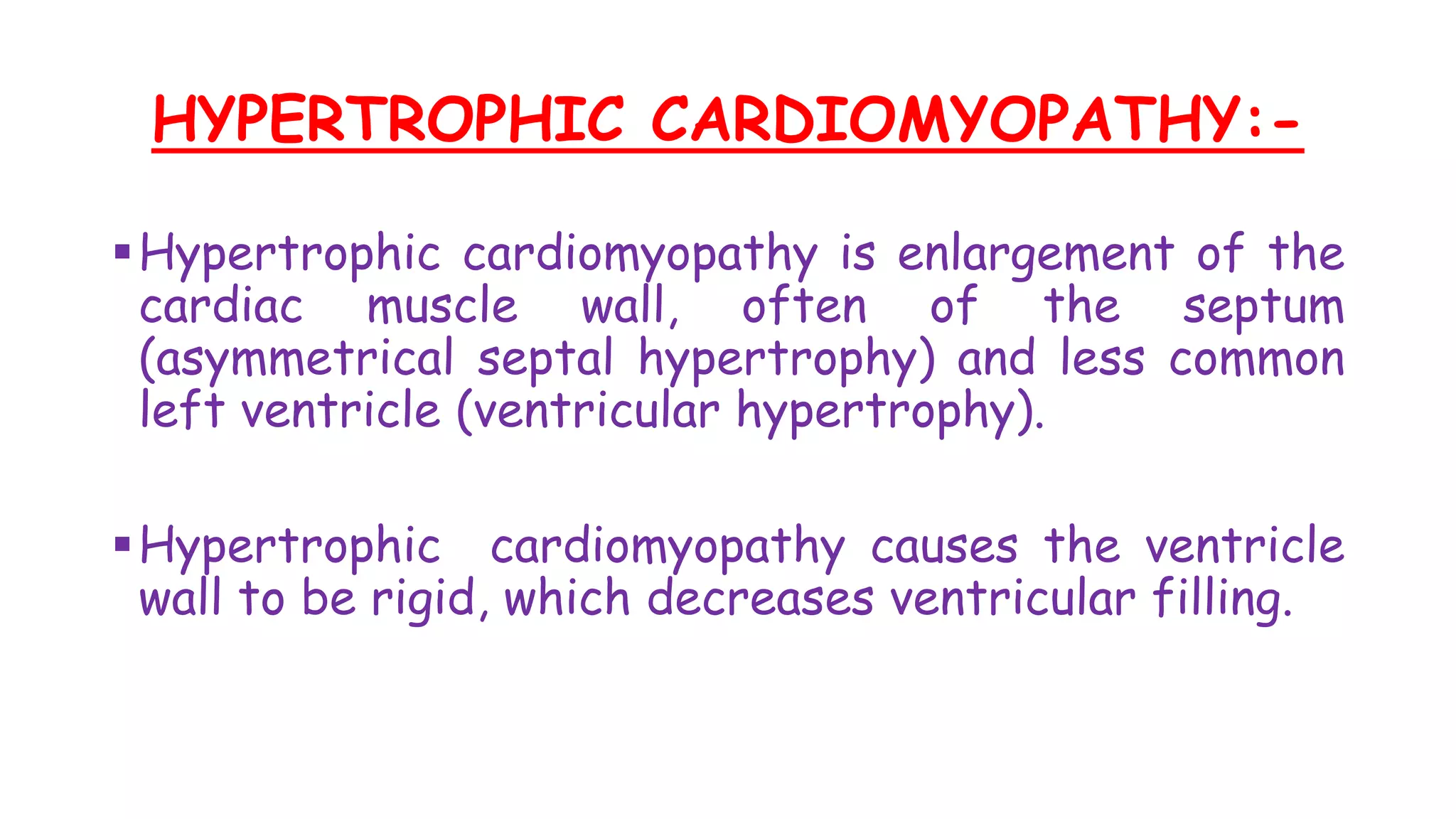 CARDIOMYOPATHY | PPTX