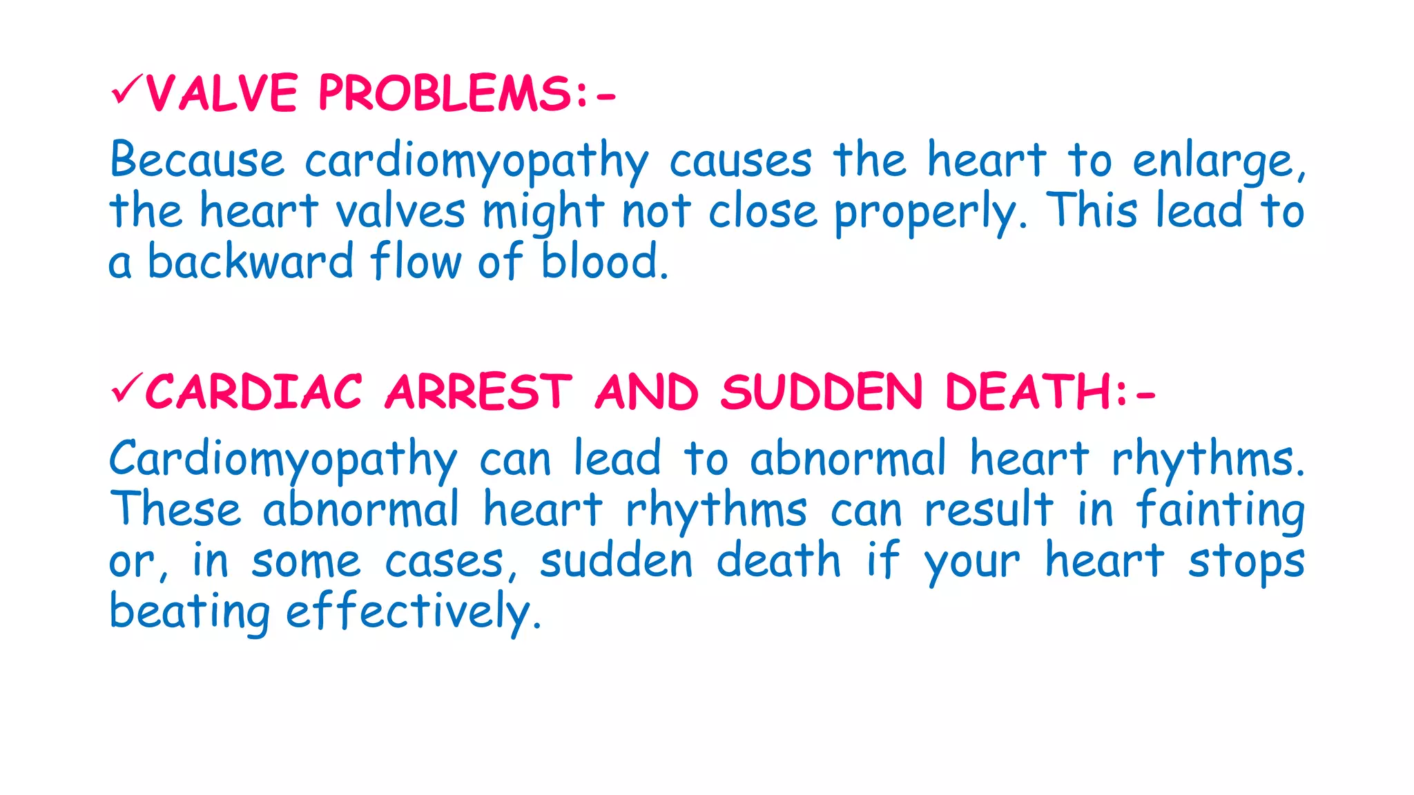 CARDIOMYOPATHY | PPTX