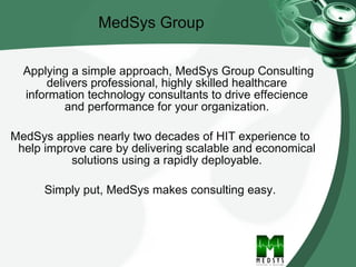 MedSys 2011 | PPT
