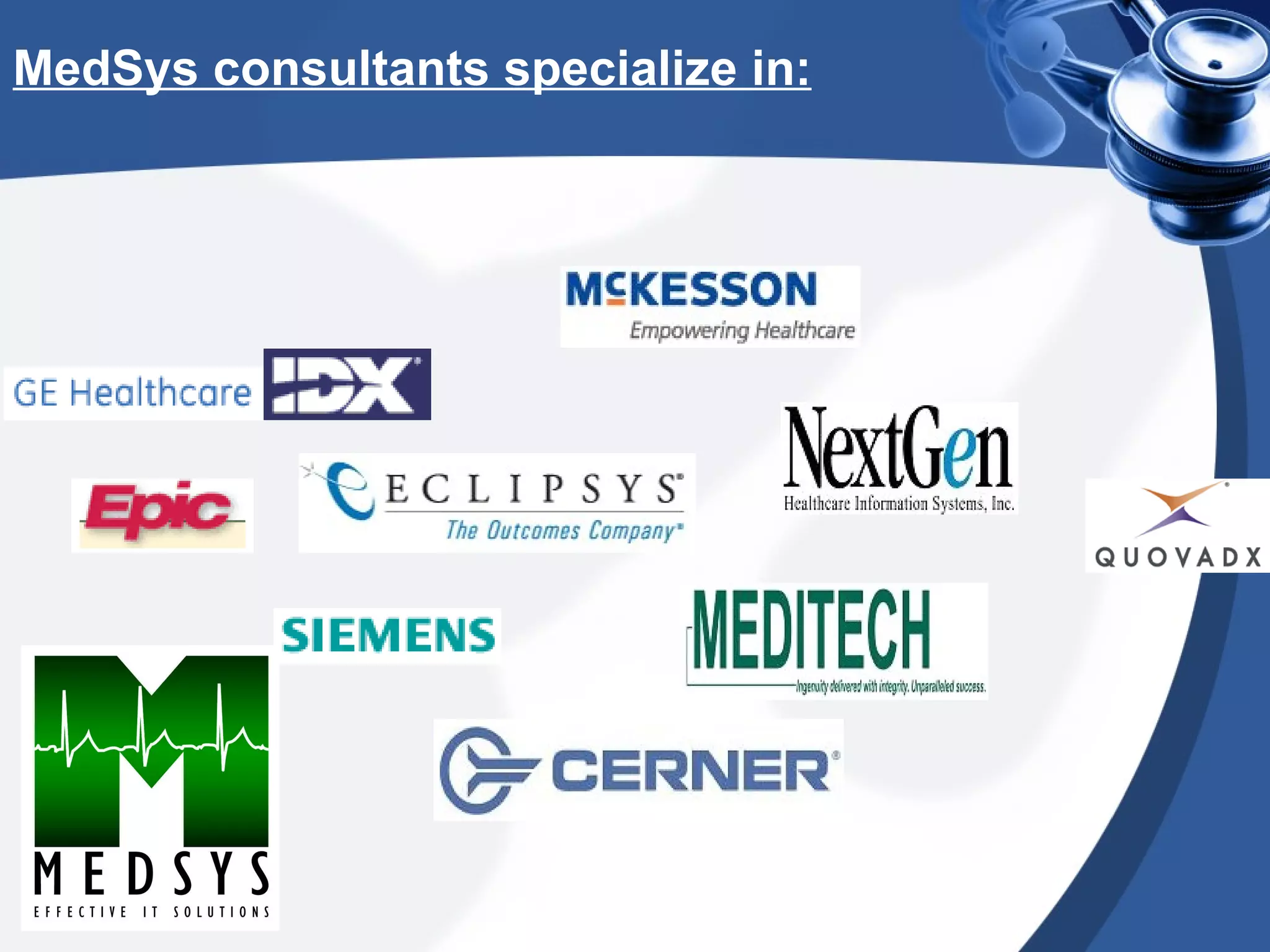 Med Sys Client Presentation October | PPT