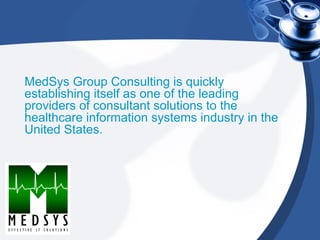 Med Sys Client Presentation October | PPT