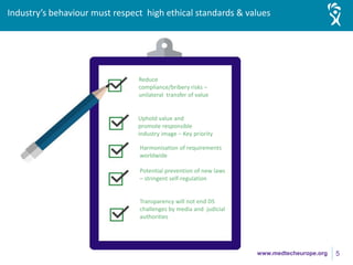 MedTech europe code of ethical business practice | PPT