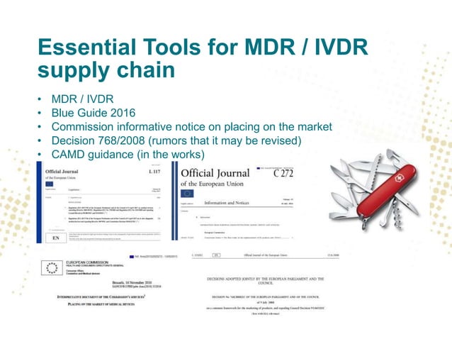Economic operators under the MDR and IVDR | PPTX