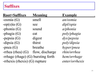 Med term1(terms) | PPT