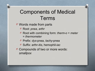 Med terms and a&p | PPT
