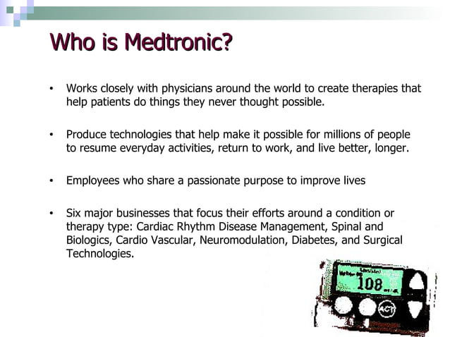Medtronic | PPT | Medical Health