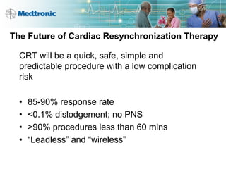 Medtronic international the future of cardiac resynchronisation therapy ...