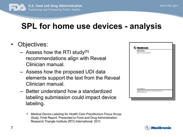 Structured labeling for home use devices – assessment of the SPL format ...