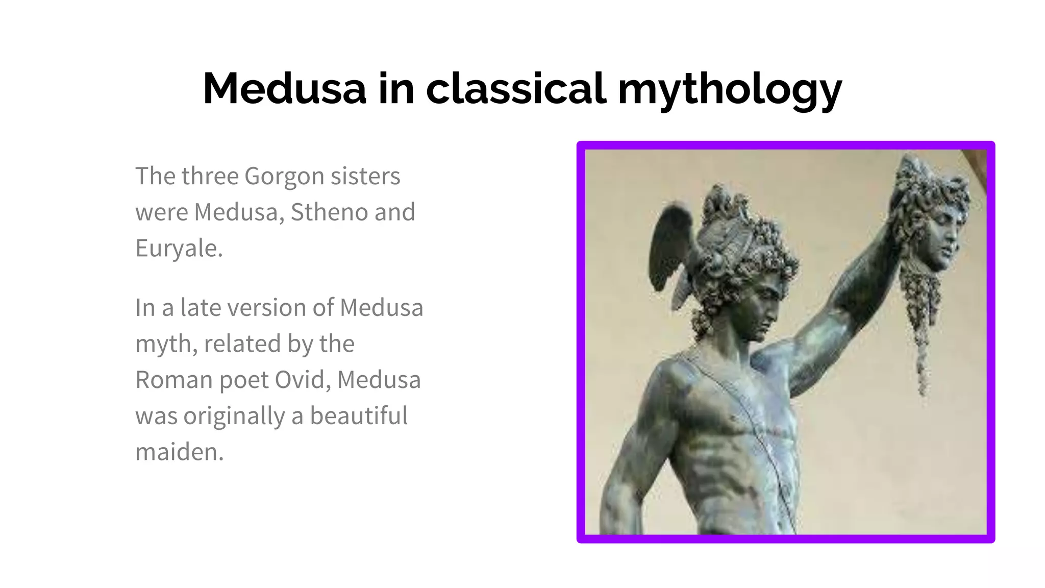 Medusa Heroes and Villains Pontus | PPTX