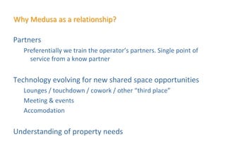 Medusa accomodation | PPTX | Business | Business and Finance