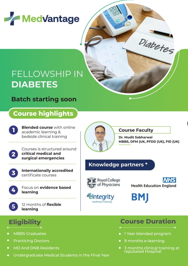 MedVantage - Fellowship Program in Diabetes Millitus | PDF | Diabetes ...