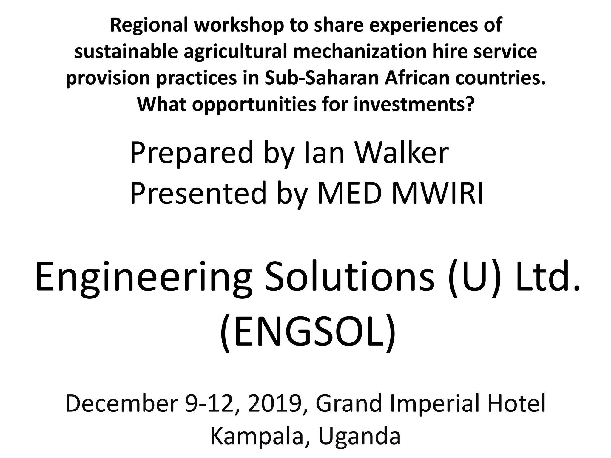Med w eng sol -private sector experience- engsol | PDF