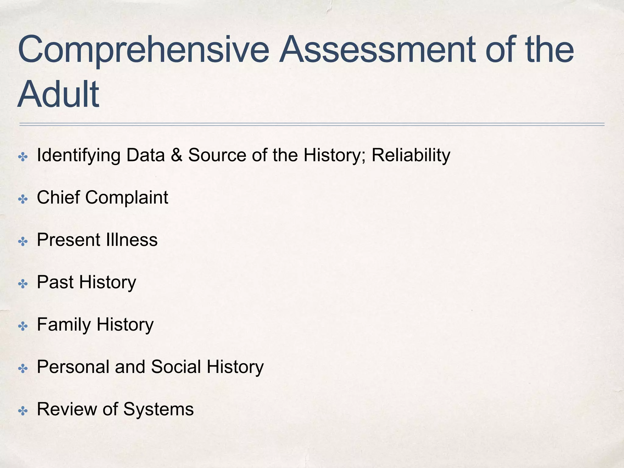 History Taking | PPTX