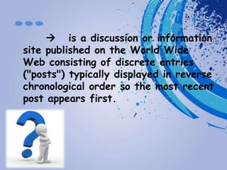 web tech | PPTX | Web Design and HTML | Internet