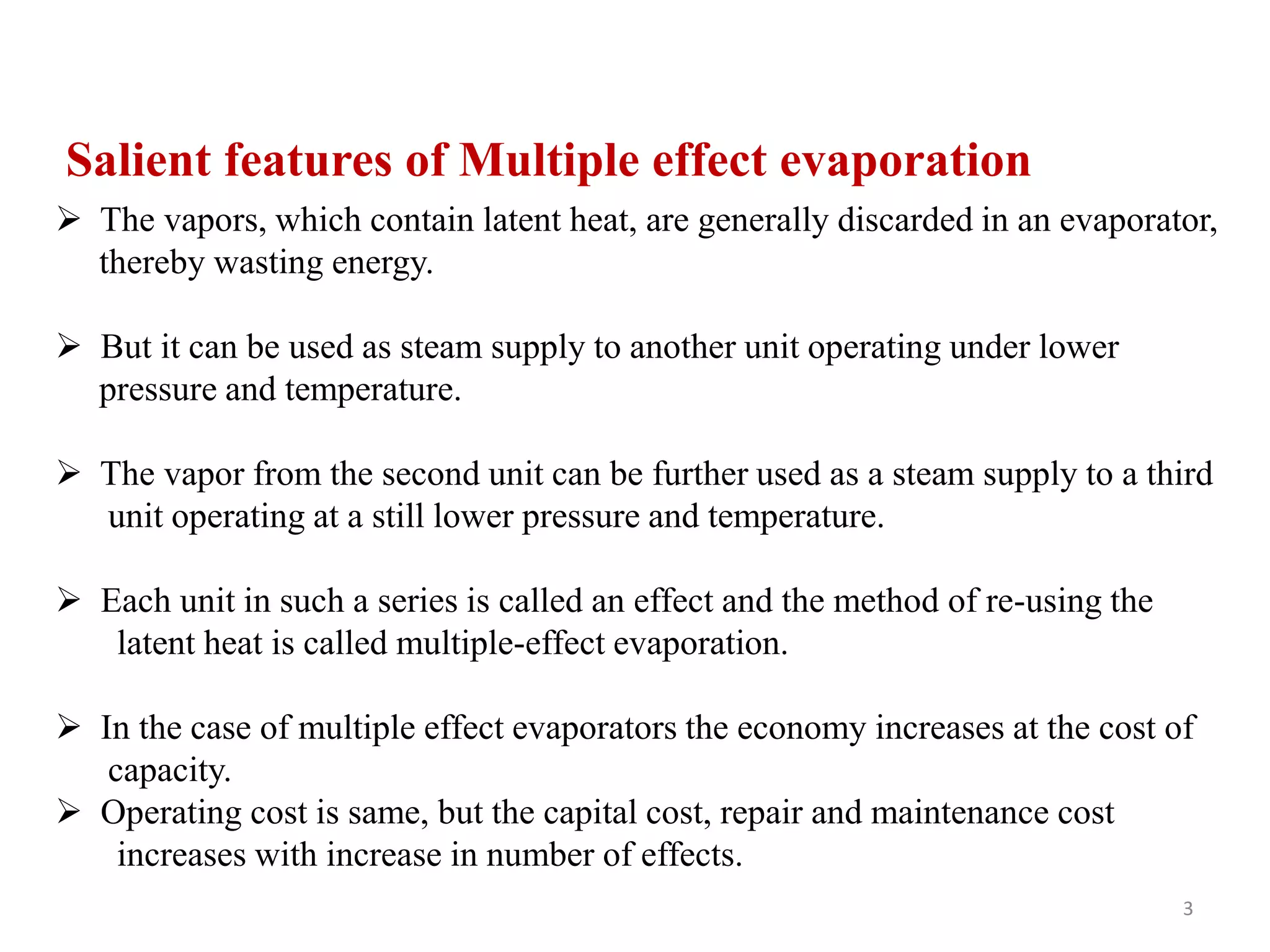 Multiple Effect Evaporation | PPTX