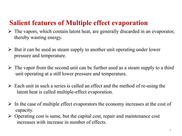 Multiple Effect Evaporation | PPT