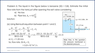 MEE321_Lecture07 on Bernoulli equation forming | PDF