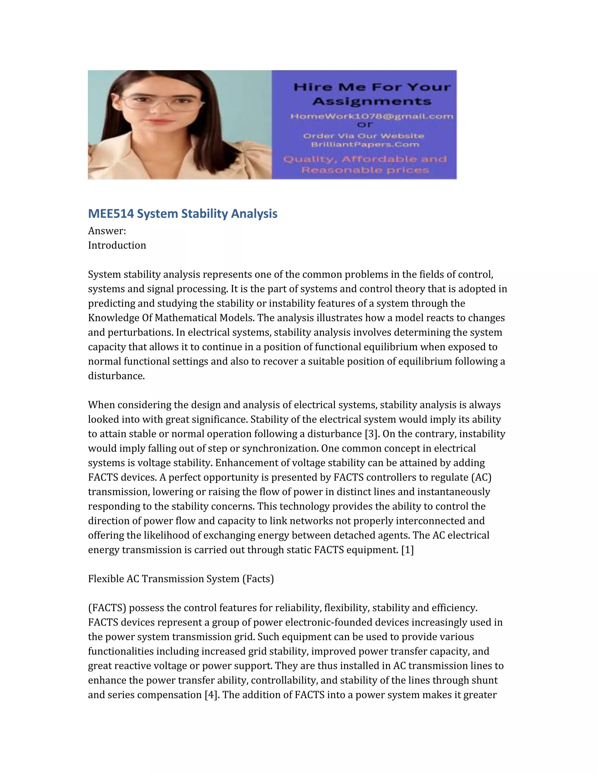 MEE514 System Stability Analysis.docx