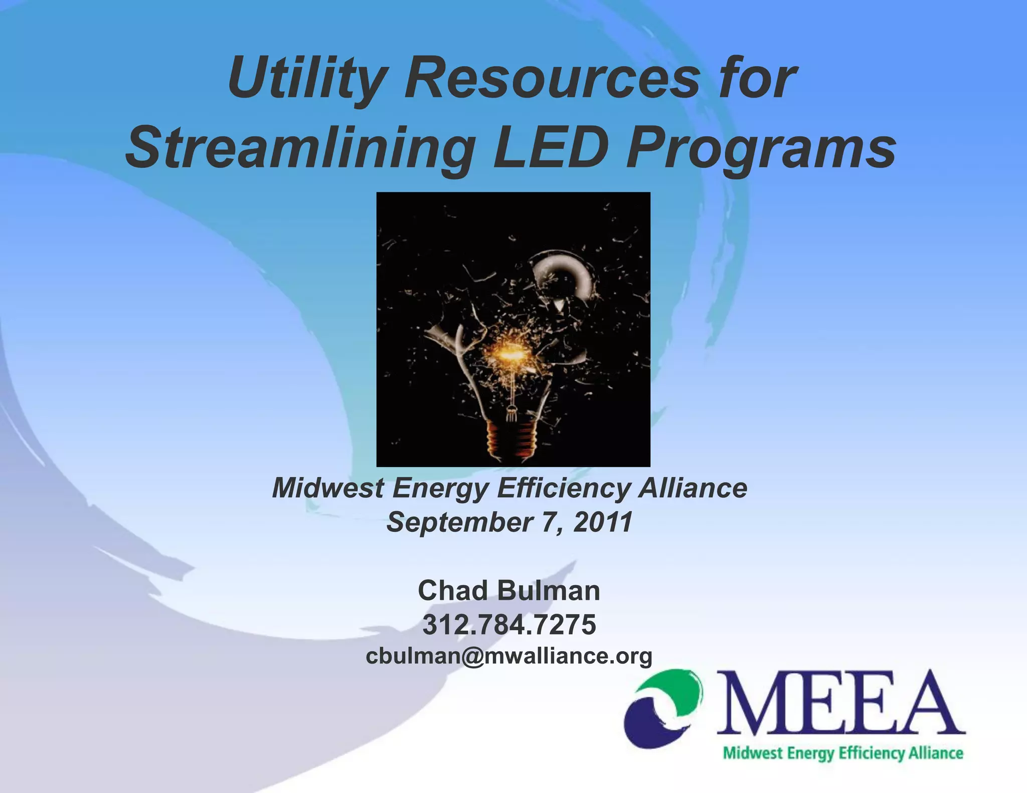 Utility Resources for Streamlining LED Programs | PDF