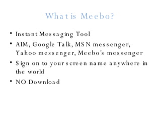Meebo Presentation | PPT