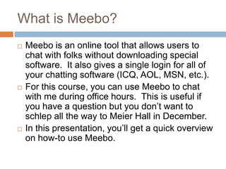 Meebo | PPT