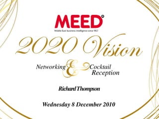 MEED 2020 Vision event - photos | PPT