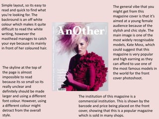 Magazine Analysis | PPT