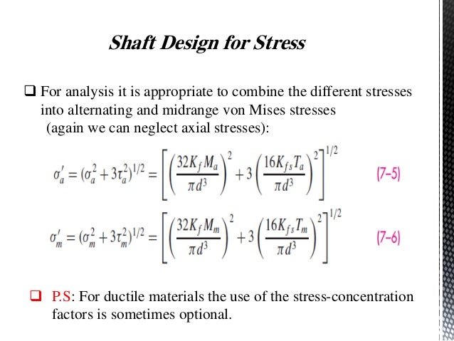 Shafts and Shafts Components