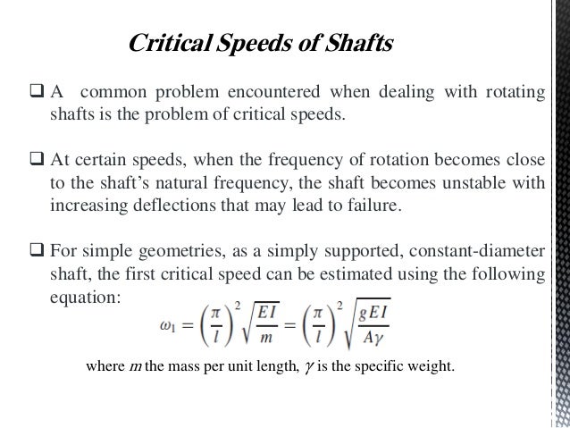 Shafts and Shafts Components