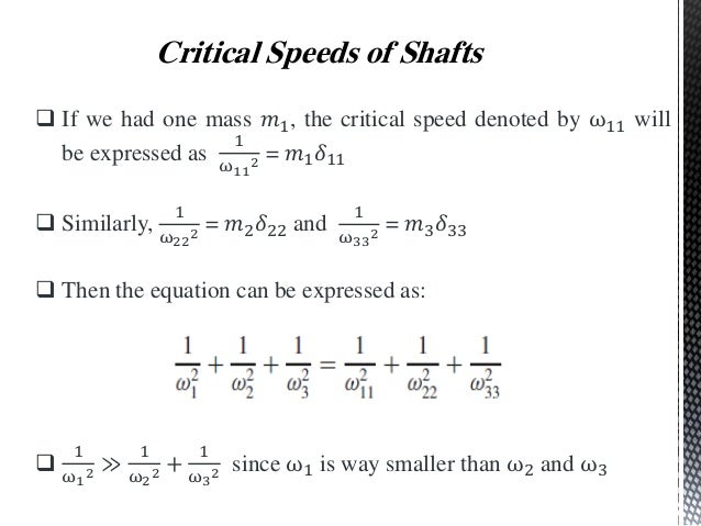 Shafts and Shafts Components