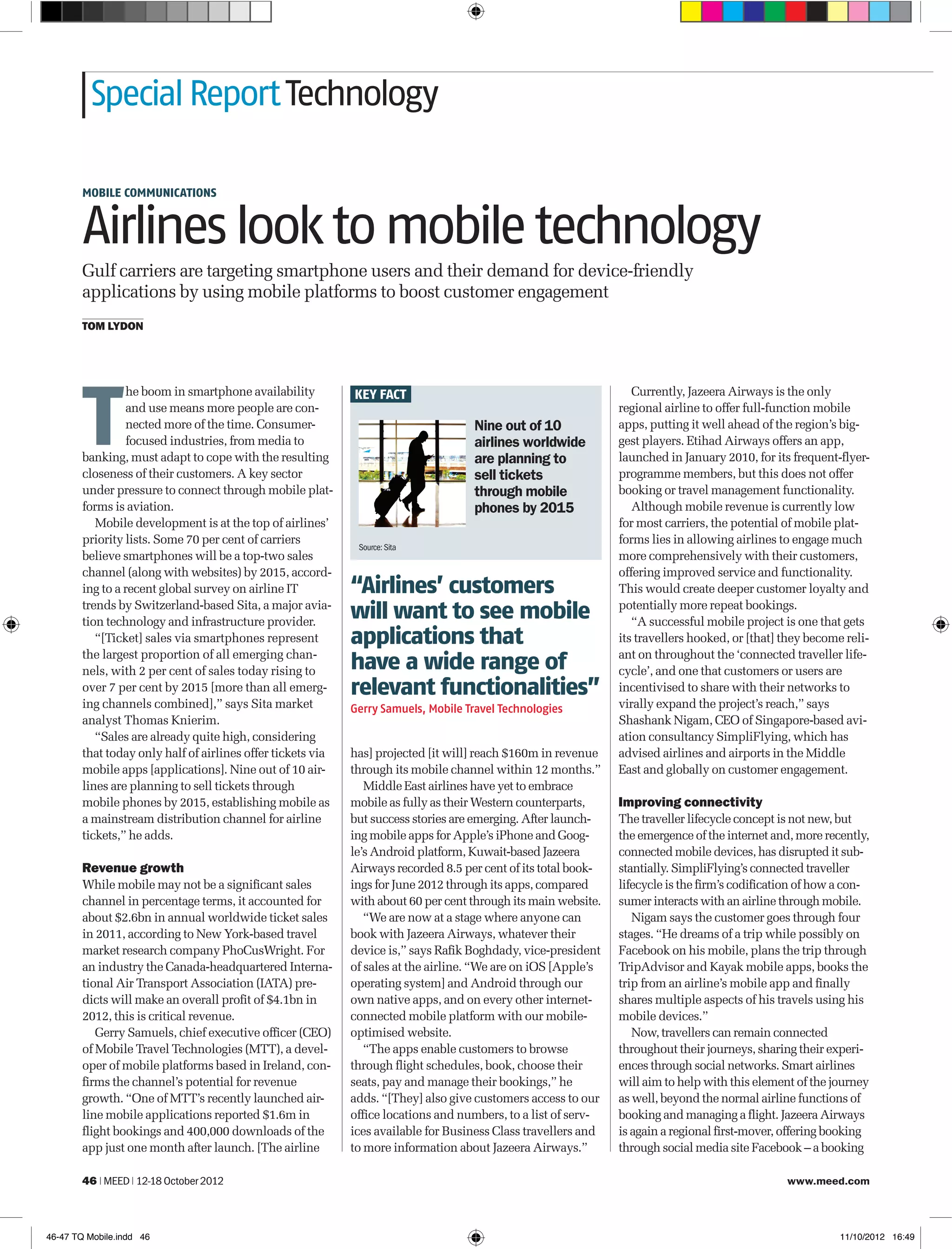 SimpliFlying Featured - Airlines look to mobile technology | PDF | Air ...