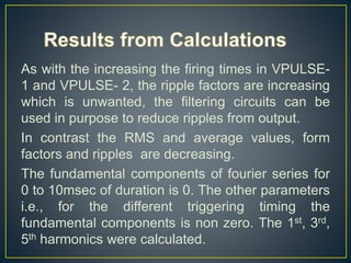 Gate Pulse Triggering of Single Phase Thyristor Circuit through Opto ...
