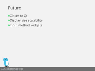 MeeGo Touch Input Method Framework | PDF | Operating Systems | Computer Software and Applications
