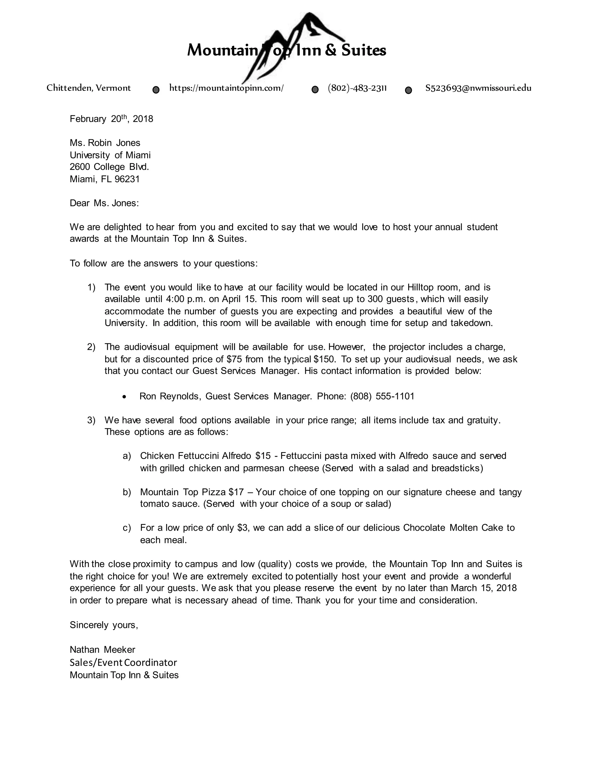 Good News Letter Example | DOCX