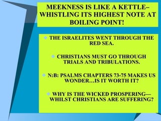 Meekness Is Not Weakness | PPT