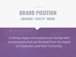 Personal Brand Exploration - Grayson Meeks | PDF